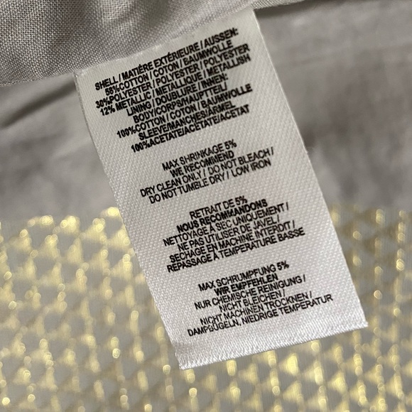 Ganni | Jackets & Coats | Nwt Ganni Anthropologie Metallic Brocade Open ...